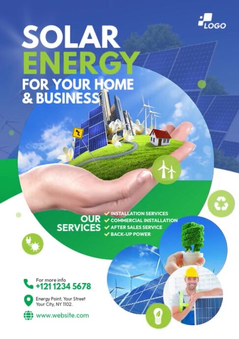 Solar Energy Flyer Template | PosterMyWall